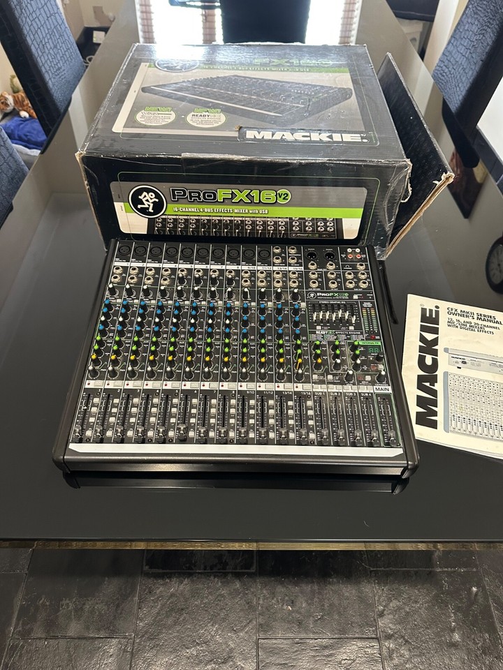 Mackie ProFX16 V2 Professional Mic/Line 16 Channel 4-Bus Mixer NOT ...