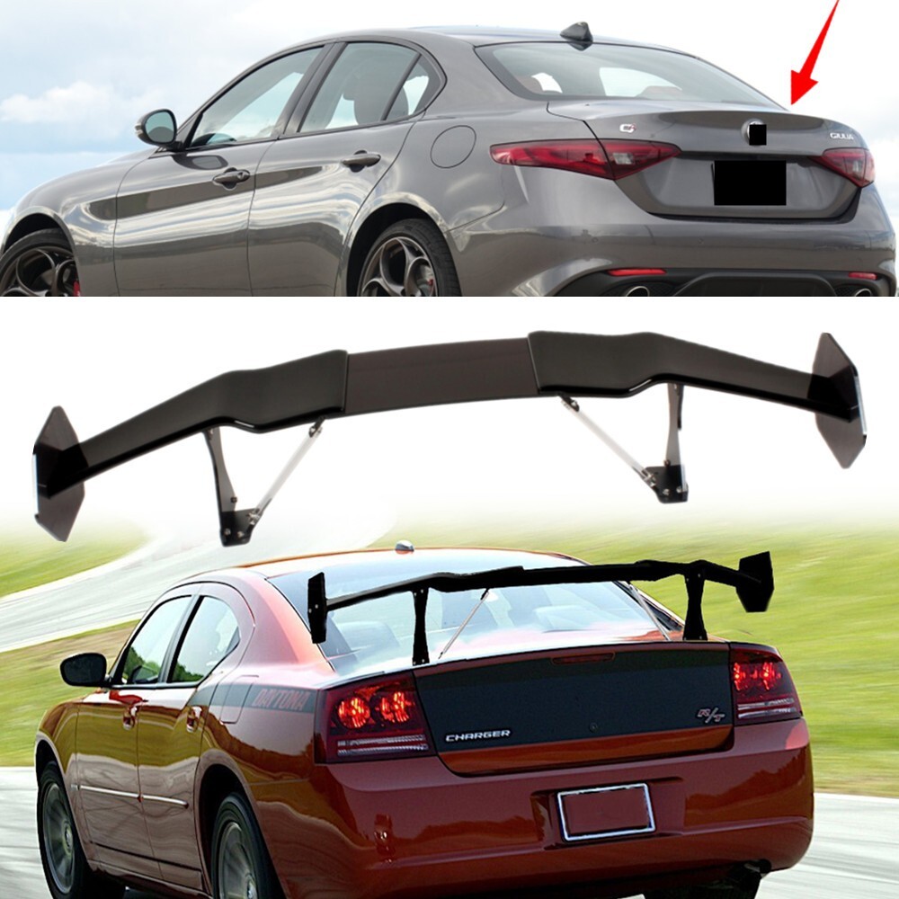 Rear Spoiler Racing GT Ducktail Style Wing Glossy For Alfa Romeo Giulia ...