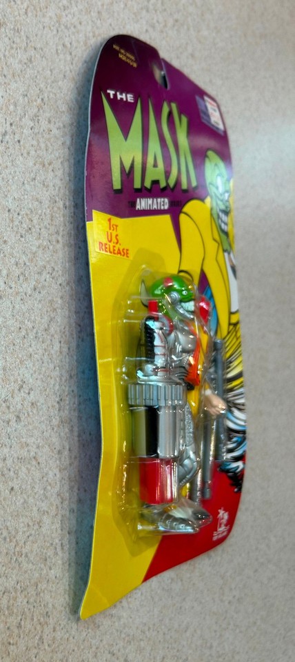 THE MASK ANIMATED SERIES -- Cyborg Mask Action Figure (1997 Toy Island ...