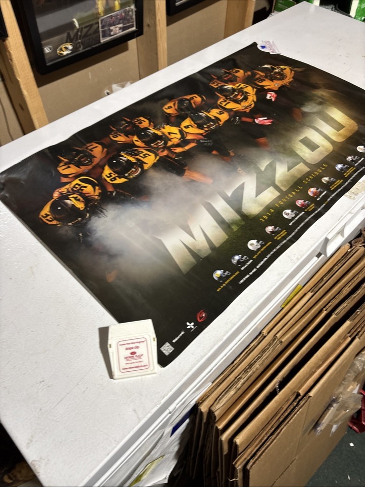2014 Missouri Tigers MIZZOU Football Schedule Poster SEC-30” X 18” Free ...
