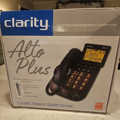 Clarity ALTOPLUS Digital Loud Big Button Speakerphone Light Ringer ...