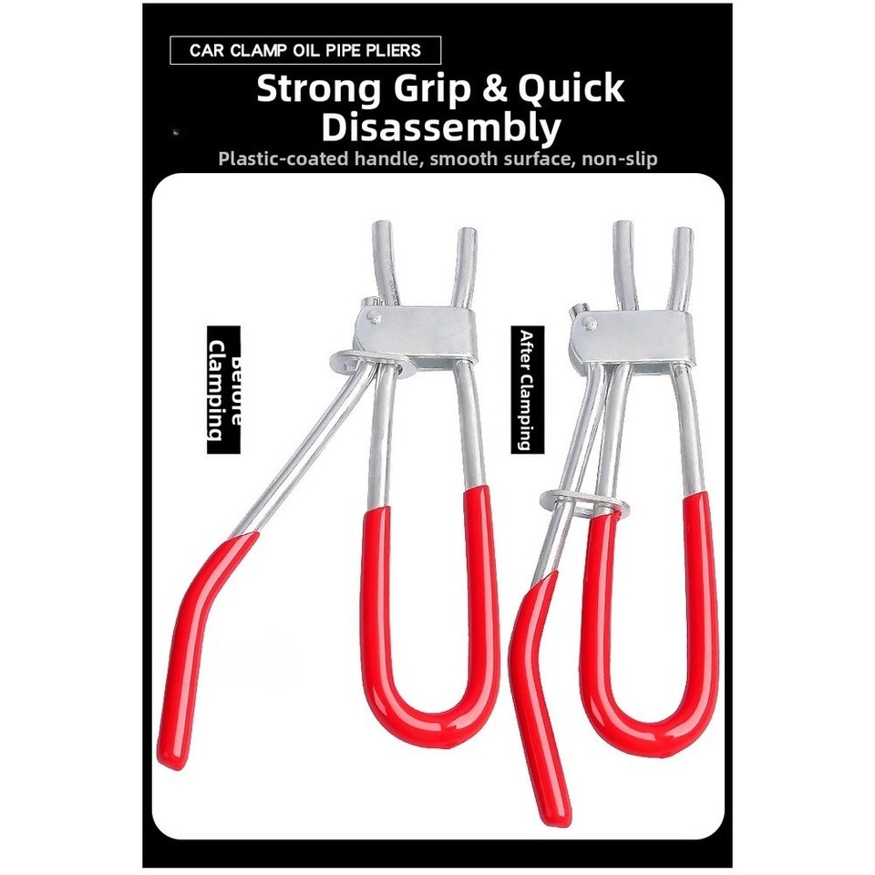 Hose Clamp Pliers Non Slip Handle Brake Line Repair Plastic Coated ...