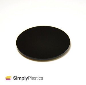 Perspex® Laser Cut Black 962 Acrylic Plastic Discs / Multi-packs | eBay