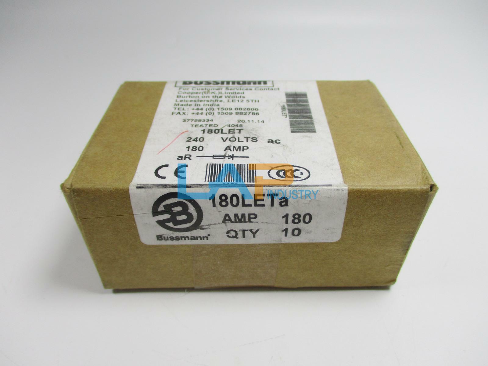 1pc for Bussmann 180LET Fuse Compact 240vac 180amp Type T BS 88 for ...