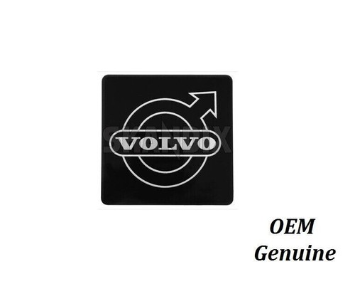 VOLVO 240 262 Volvo Front Grid Grille Badge Emblem Logo BLACK 70x70mm ...