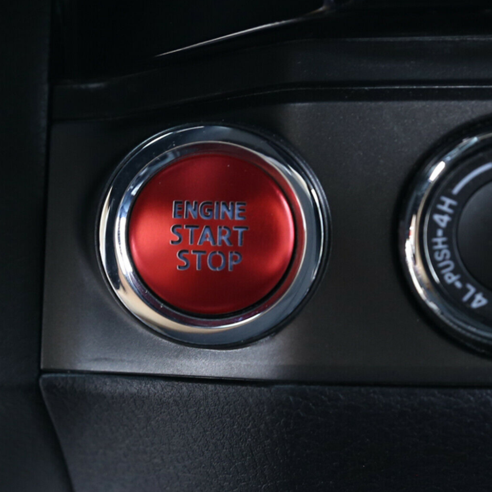 Red Engine Start Push Button Switch Cover Trim For Toyota Tacoma 2016-22 US | eBay