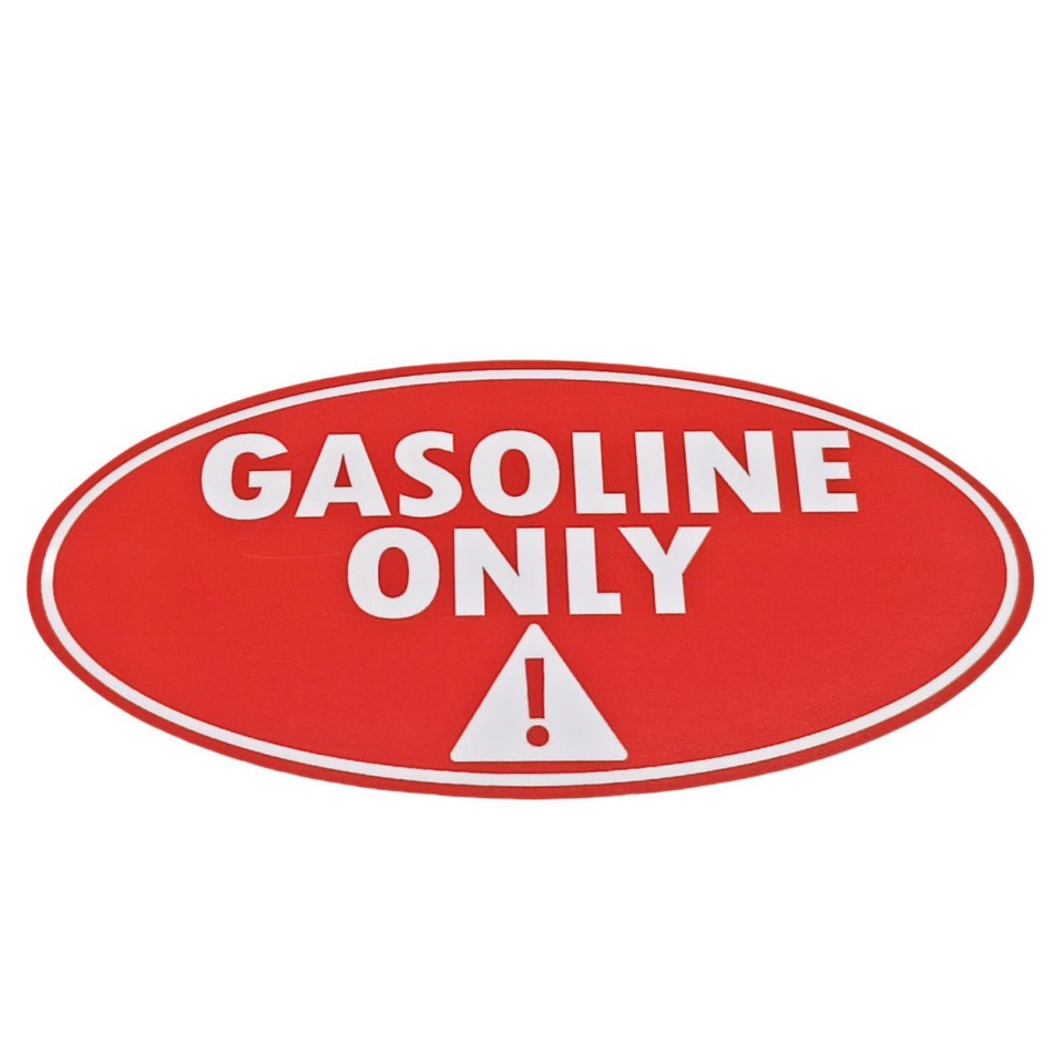 Gas Only Sticker, Weather Proof, Ultra Durable, All Purpose Fuel Labels ...