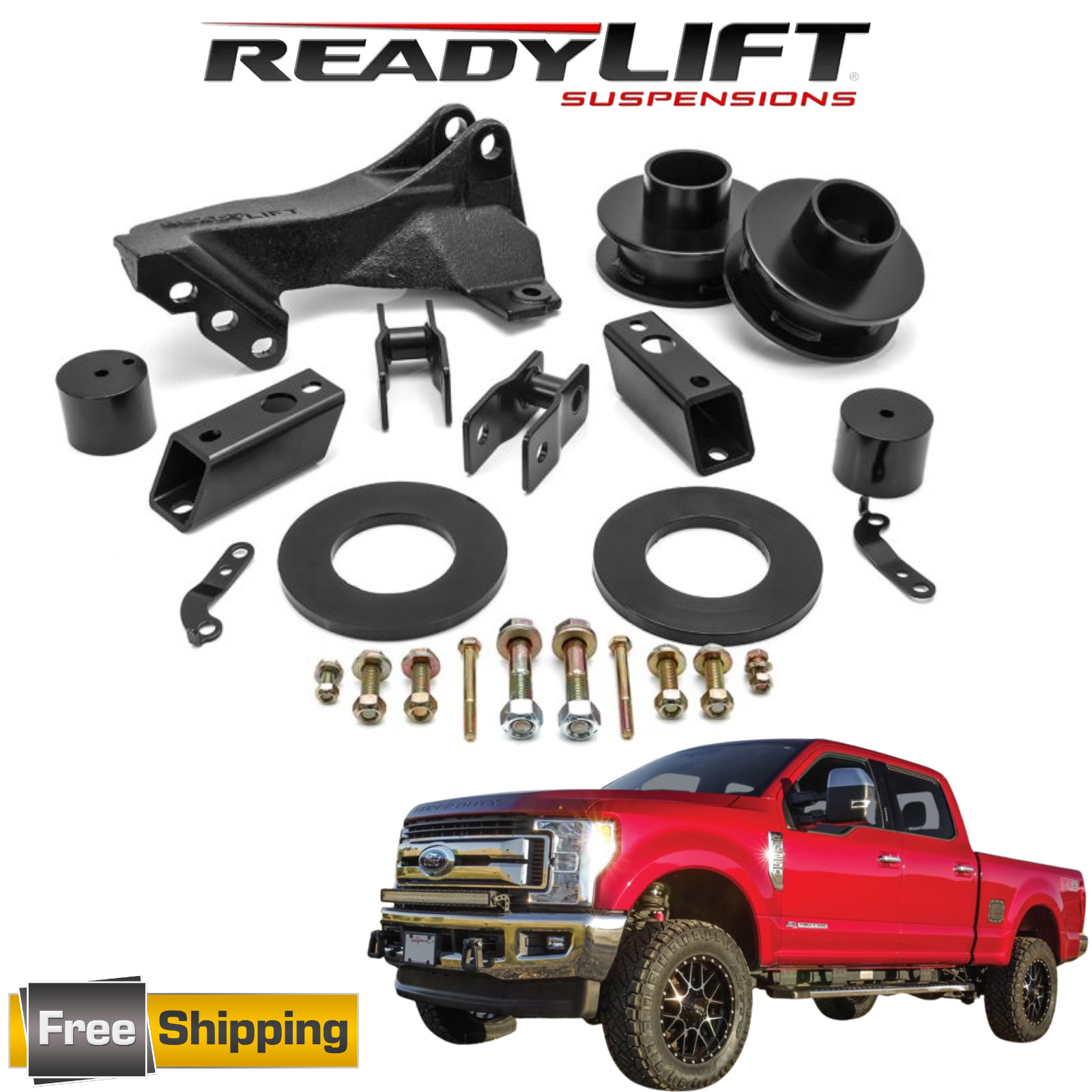 ReadyLIFT 2.5' Front Leveling Kit + Track | Grelly USA