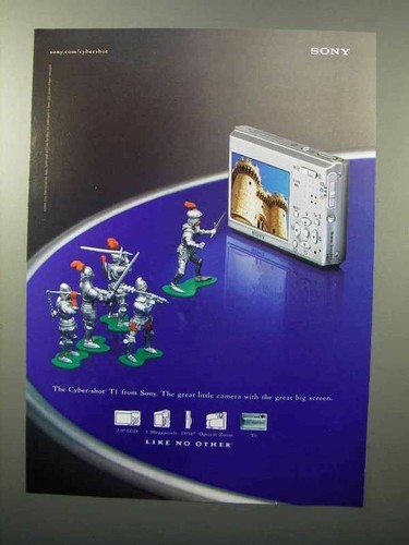 2004 Sony Cyber-shot T1 Camera Ad - Like No Other | eBay