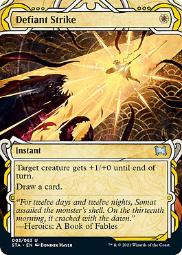 MTG - Defiant Strike, Strixhaven Mystical Archive | eBay