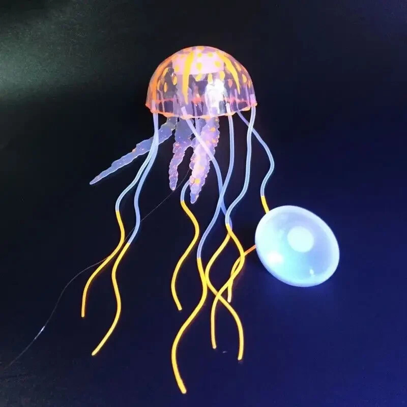 Small Silicone Artificial Fake Jellyfish Ornament Decoration for ...