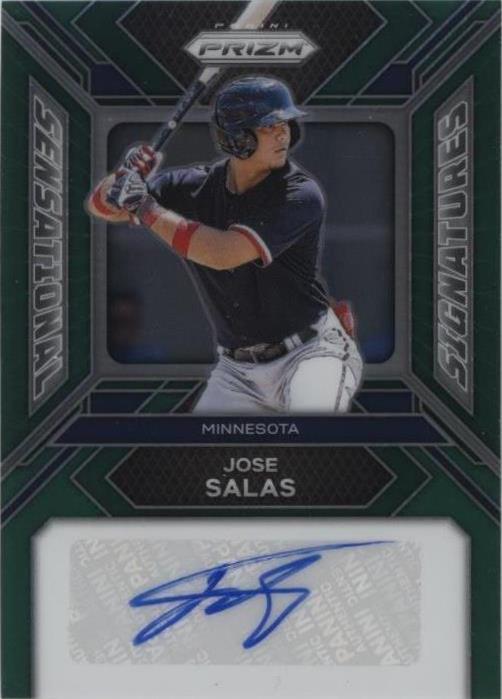 2024 Panini Prizm - Sensational Signatures Jose Salas #SS-JS Green ...