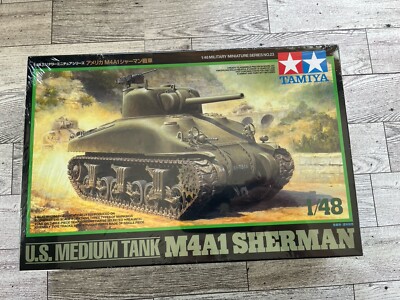 Tamiya - WWII US Medium Tank M4A1 Sherman - 1:48 - 32523-1600 | eBay