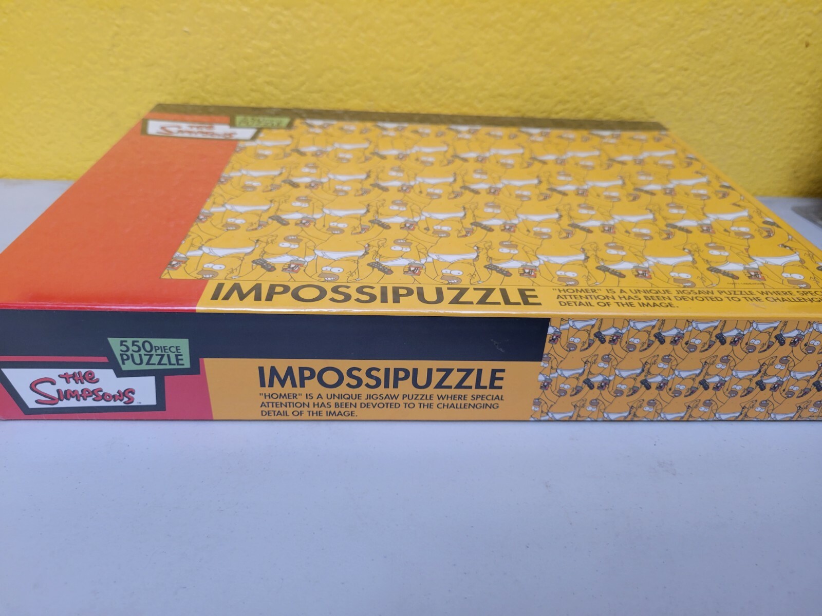 550 Piece Jigsaw Puzzle Impossipuzzle THE SIMPSONS HOMER New! Factory ...