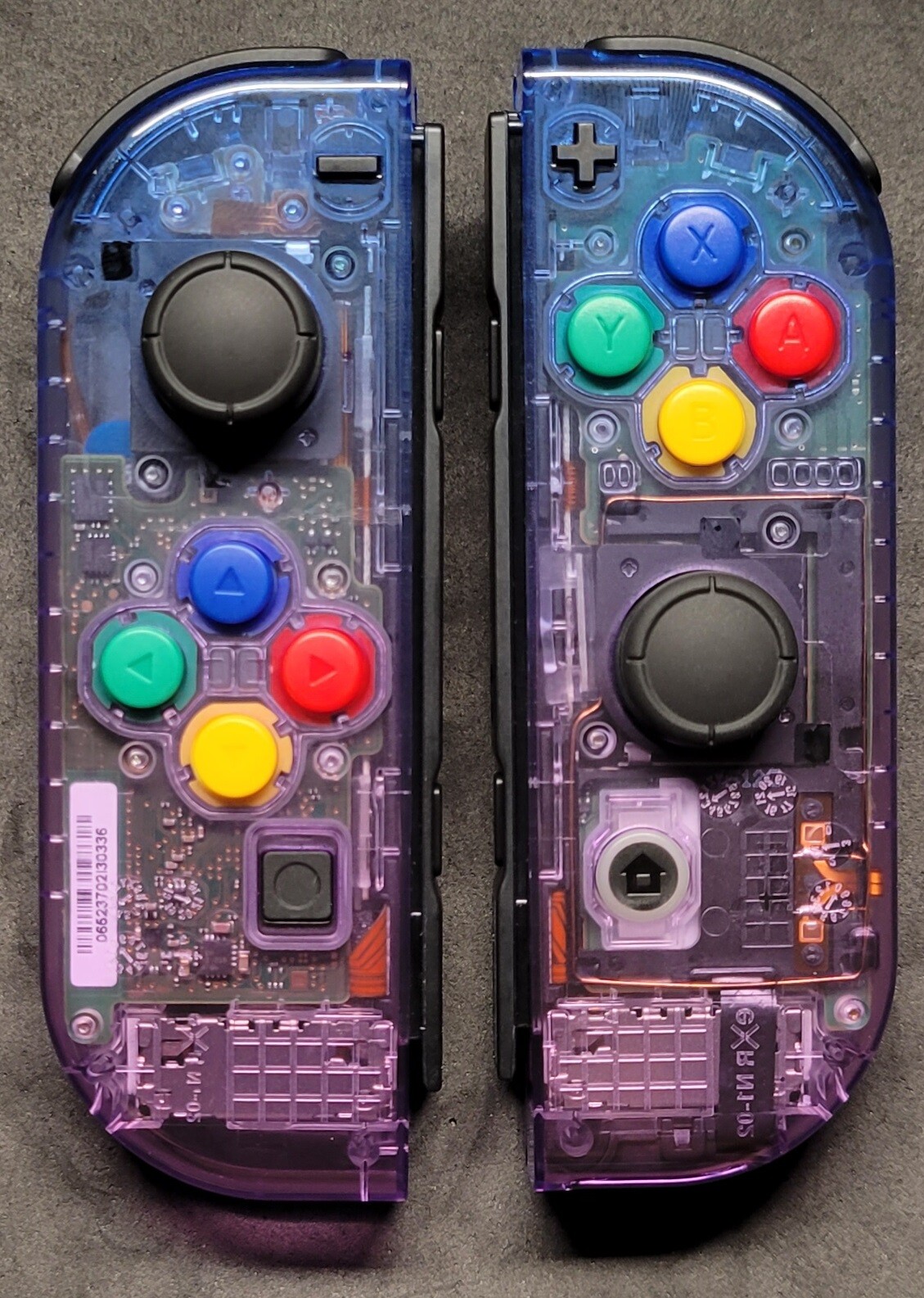 Custom Nintendo Switch Joy Con Controller! Atomic Purple & Blue Joy ...