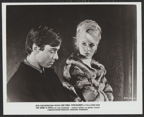 PETER McENERY JANE FONDA In @Col The Game Is Over '66 FUR COAT | eBay