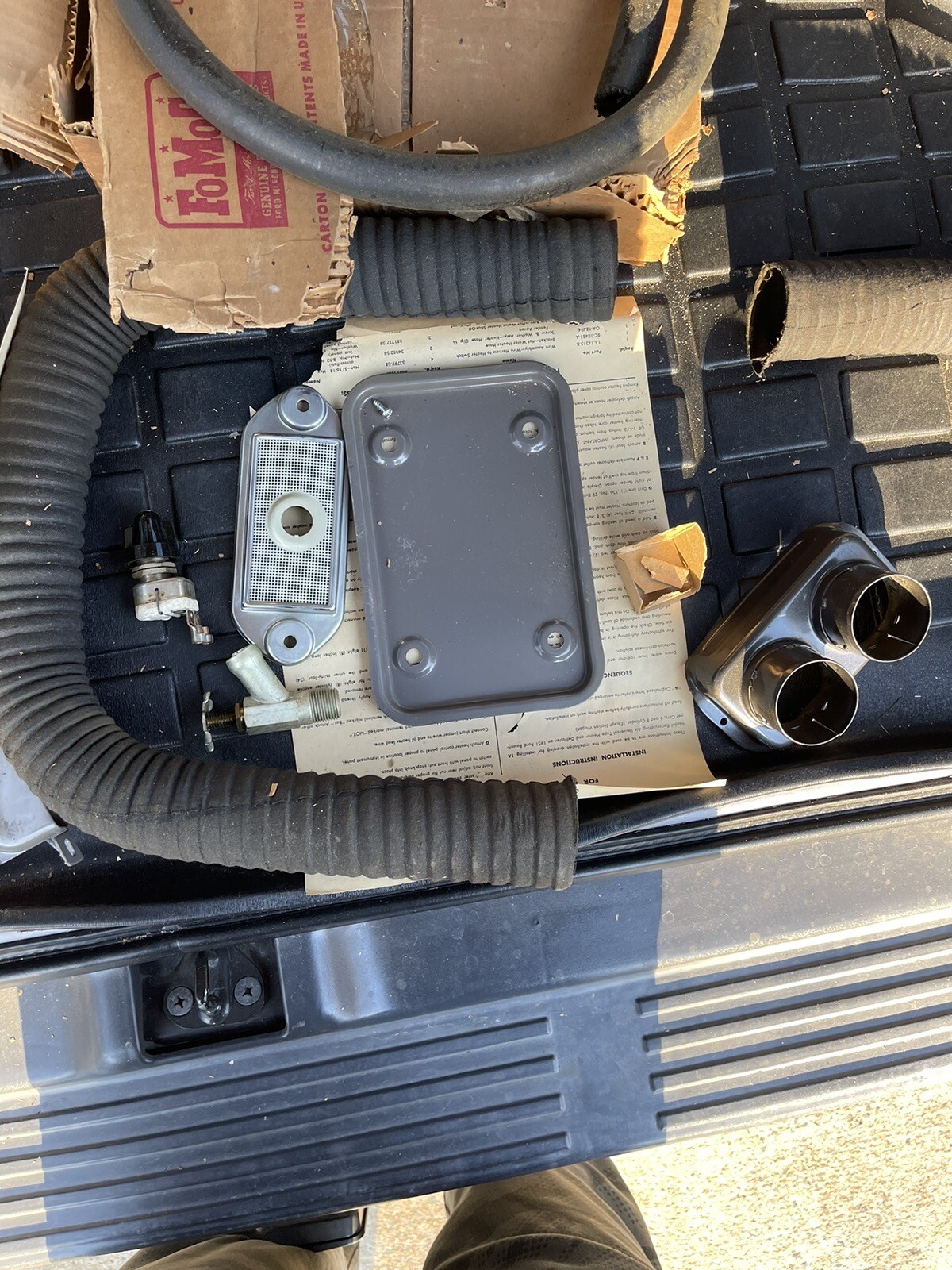 1951 FORD CAR HEATER RECIRCULATING KIT NOS SWITCH DUCT HOT WATER | eBay