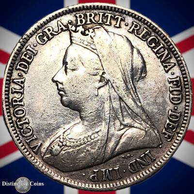 Great Britain 1898 British One Shilling GB0682 | eBay