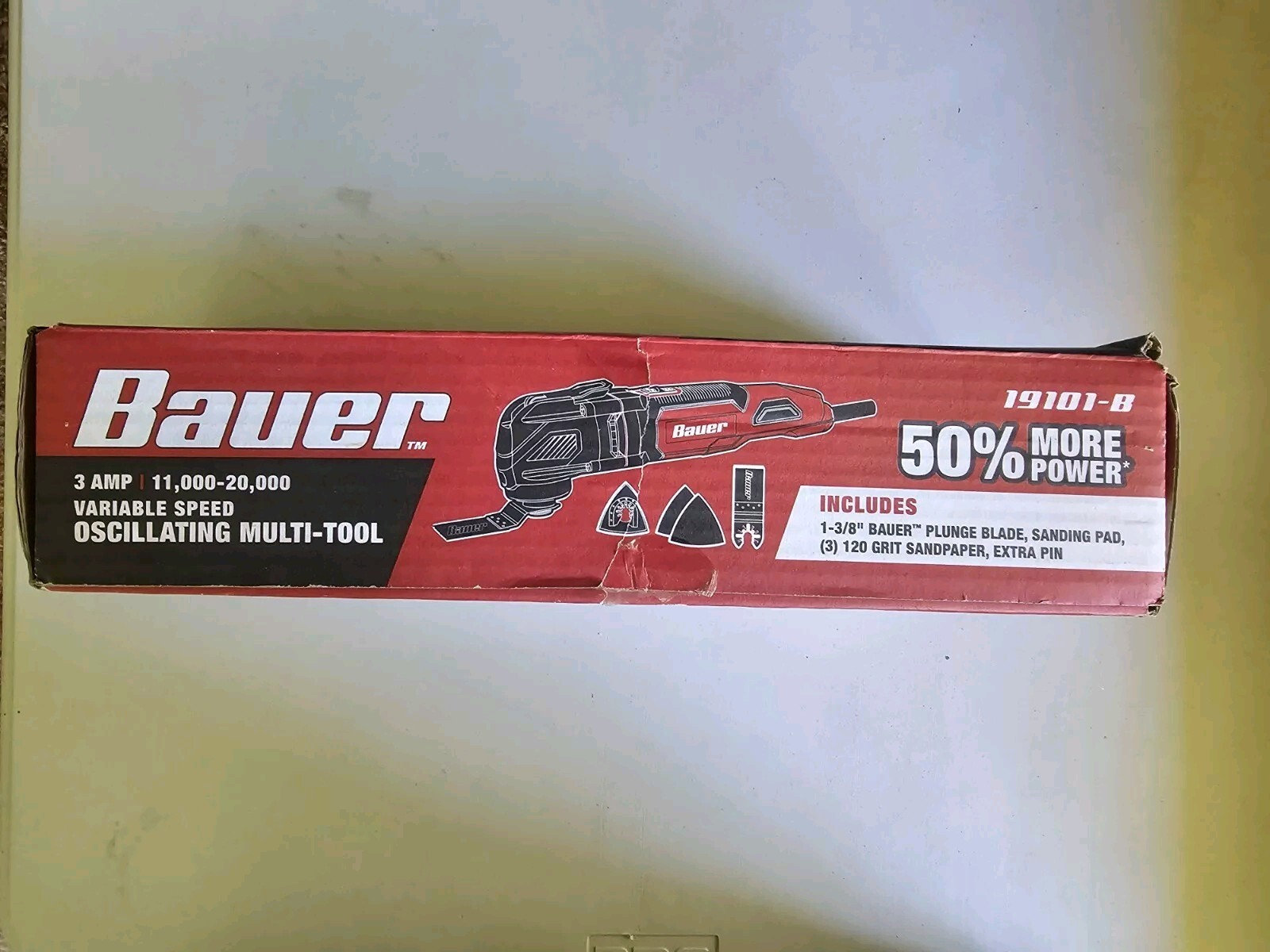 Bauer 3 Amp Variable Speed Oscillating Multi-Tool (56509) 19101-B | eBay
