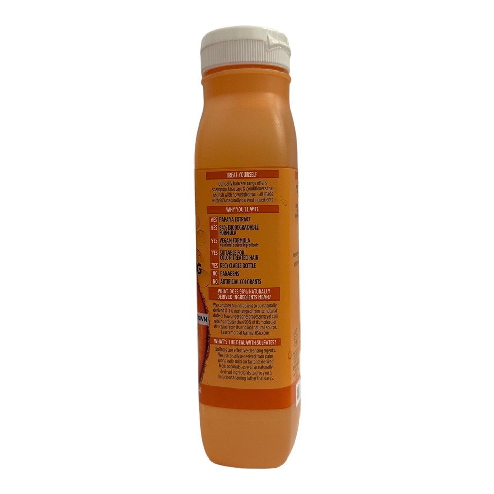 Garnier Fructis Damage Repairing Treat Shampoo Papaya 11.8 oz ...