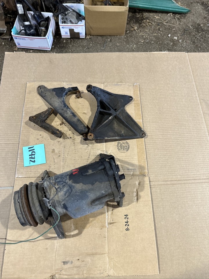 Chevy BBC 454 C30 K30 427 396 Squarebody Ac Air Conditioner Brackets 73 ...