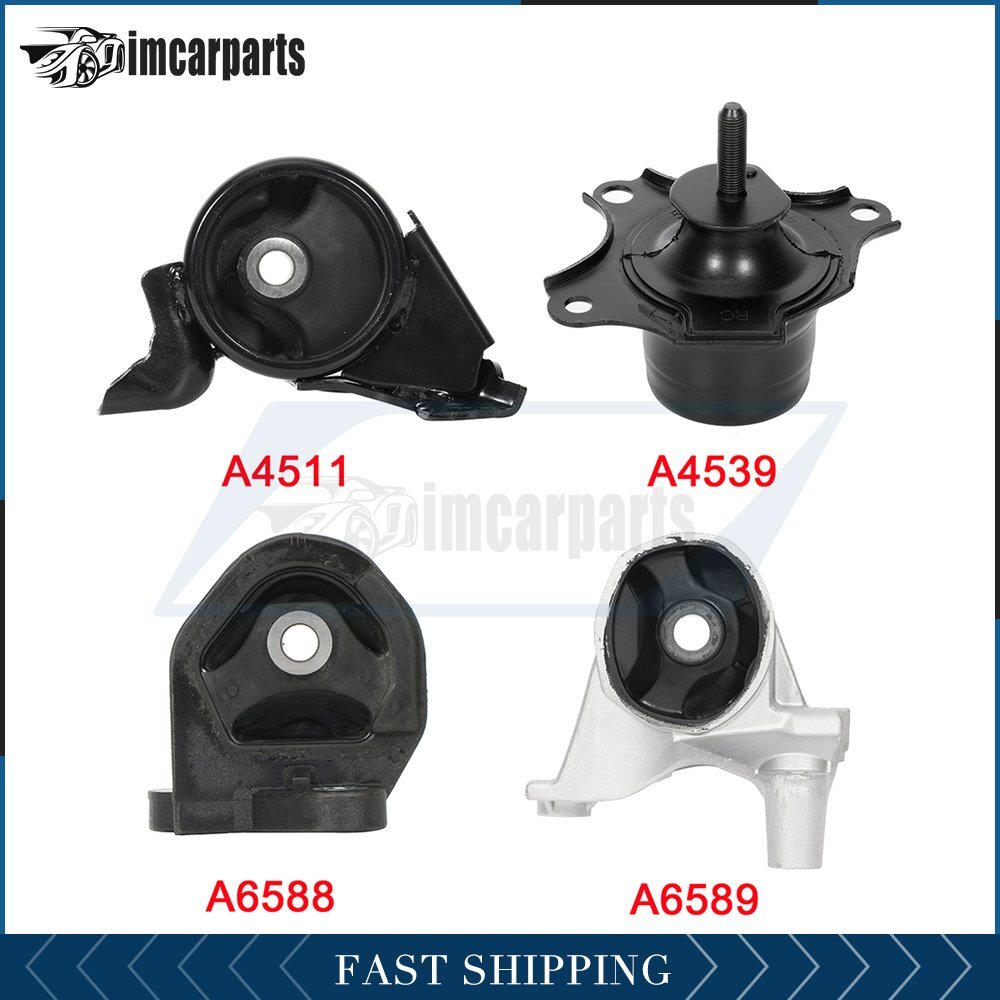 4x Engine Motor Mount Kit For 2001 Honda Civic 1.7L A6589 A4539 A6588 A4511 | eBay