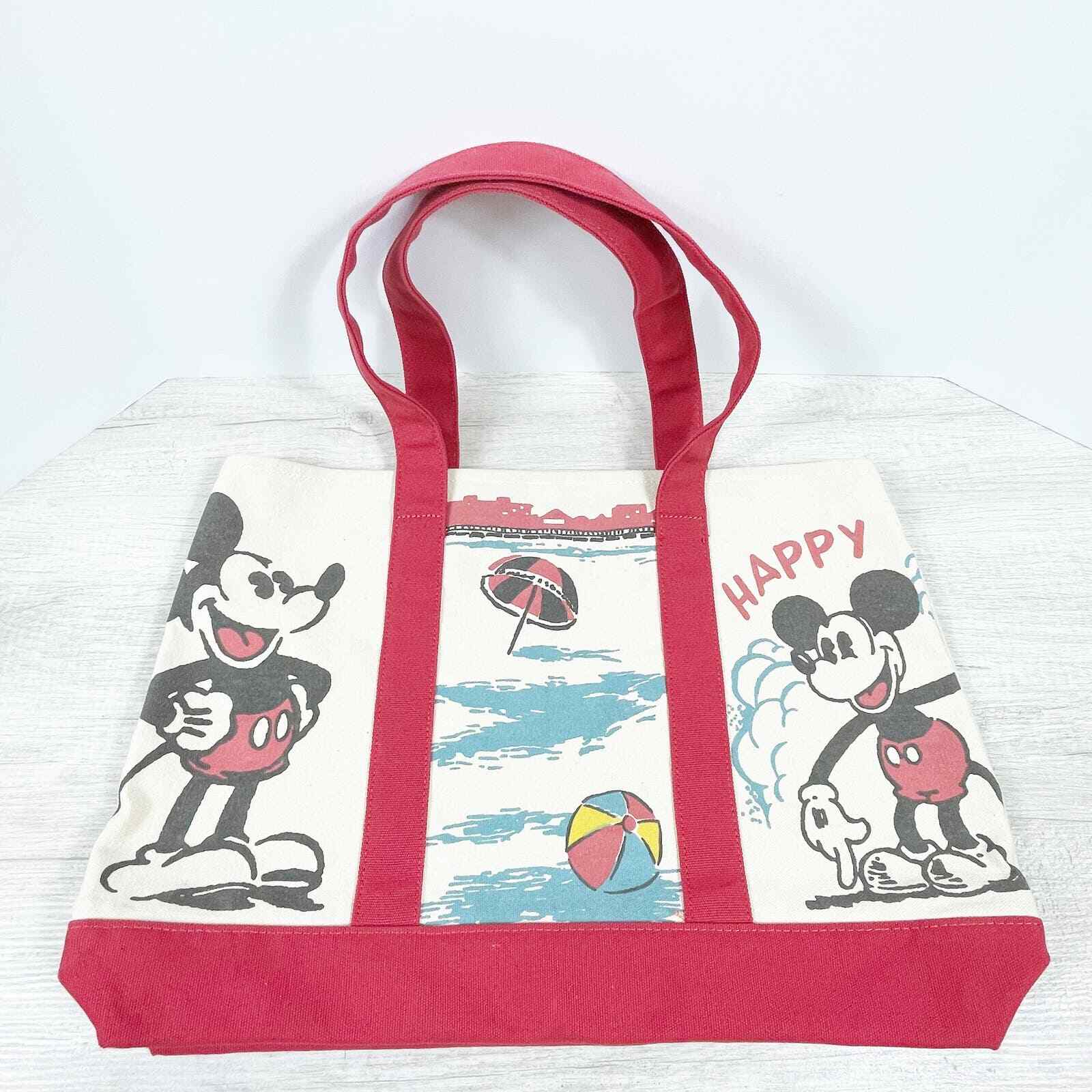 Disney x Junk Food Collab Mickey Mouse Canvas Tote Be… - Gem