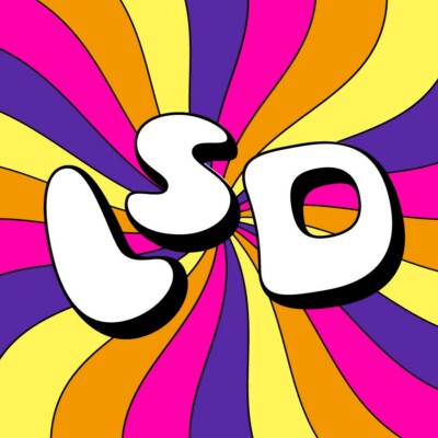 LSD, 1.5" Vinyl Dispensary Stickers, Strainstickerz, 420 | eBay