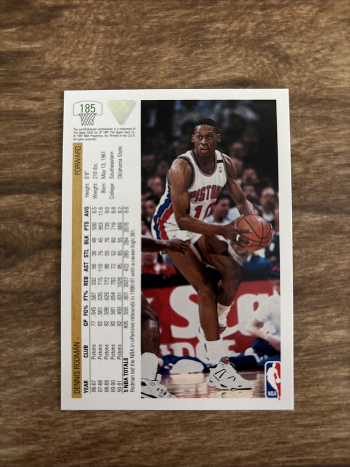 1991-92 Upper Deck - Dennis Rodman #185 | eBay