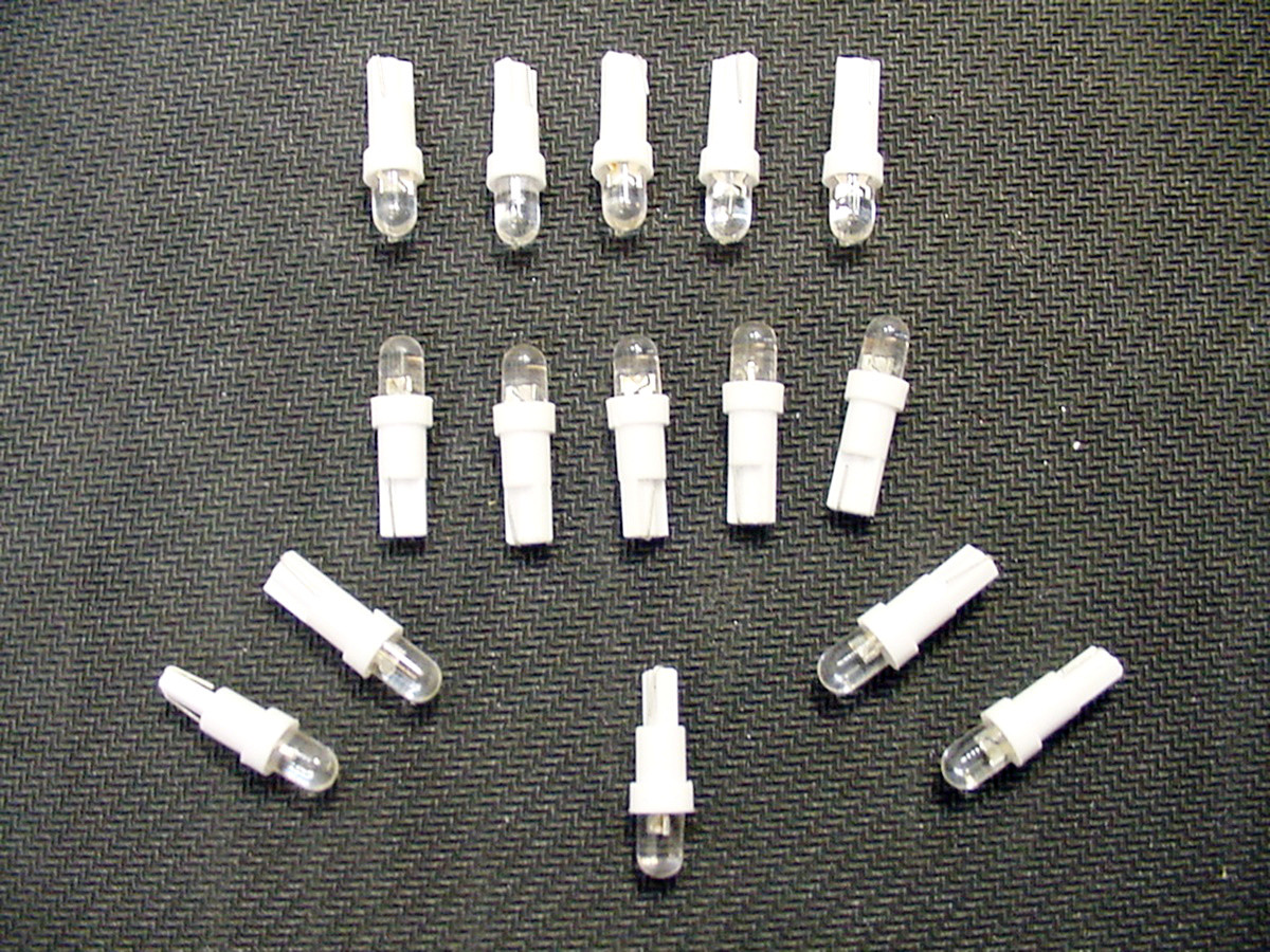 15 COOL White Ford Instrument Panel Cluster Dashboard LEDs Domes Lights ...