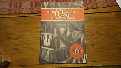 Vintage Fort Howard Paper Co. Booklet HOW TO PUT THE WIN IN WINDOWS | eBay