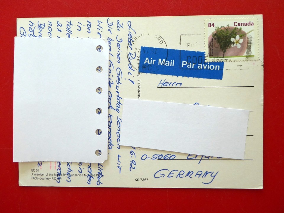 Royal Canadian Mounted Police - königl. kanadische berittene Polizei ...