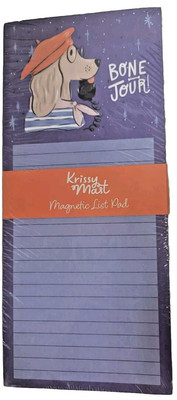 Magnetic List Pad featuring Dachshund BONE JOUR | eBay