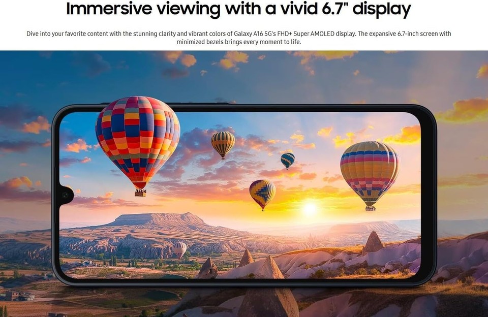 (T-MOBILE) Samsung Galaxy A16 5G SM-A166U 128GB Blue Black - A GRADE | eBay