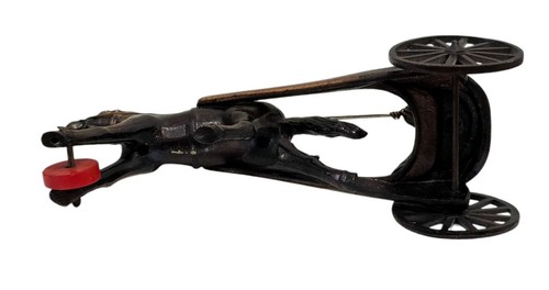 VTG Harness Racing Horse Jockey Sulky Cart Driver Copper Chariot Race ...