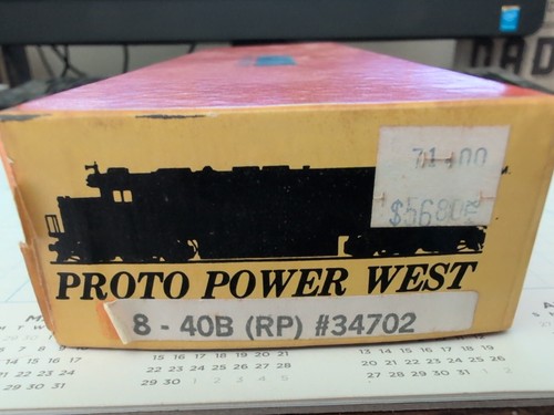 proto power west PPW ho Scale 8-40B Chassis With Mashima Can Motor | eBay