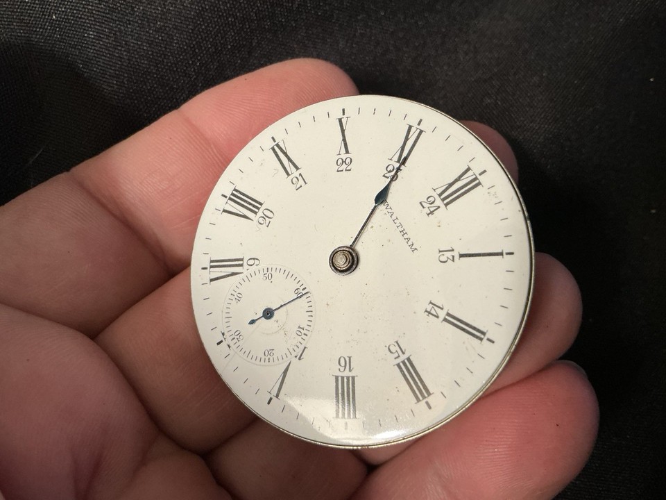 1897 Waltham Model 1883 Grade No. 820 15J 18s Pocket Watch Movement For ...