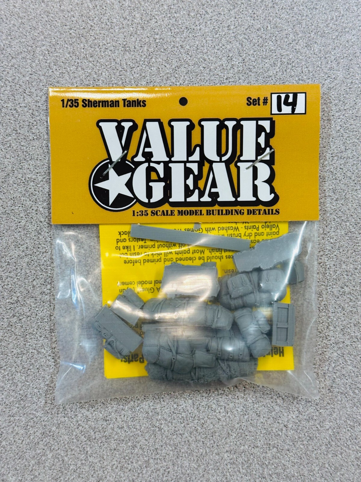 1/35 Value Gear SH014 Sherman Engine Deck Set #14 (10 Pieces) Firefly ...