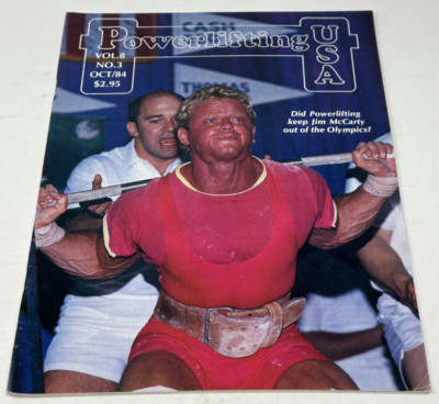 Powerlifting USA Magazine Oct 1984 Vol 8 Issue 3 Weightlifting Jim ...
