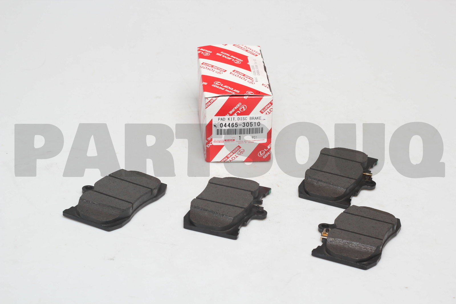 0446530510 Genuine Toyota PAD KIT, DISC BRAKE, FRONT 04465-30510 | eBay