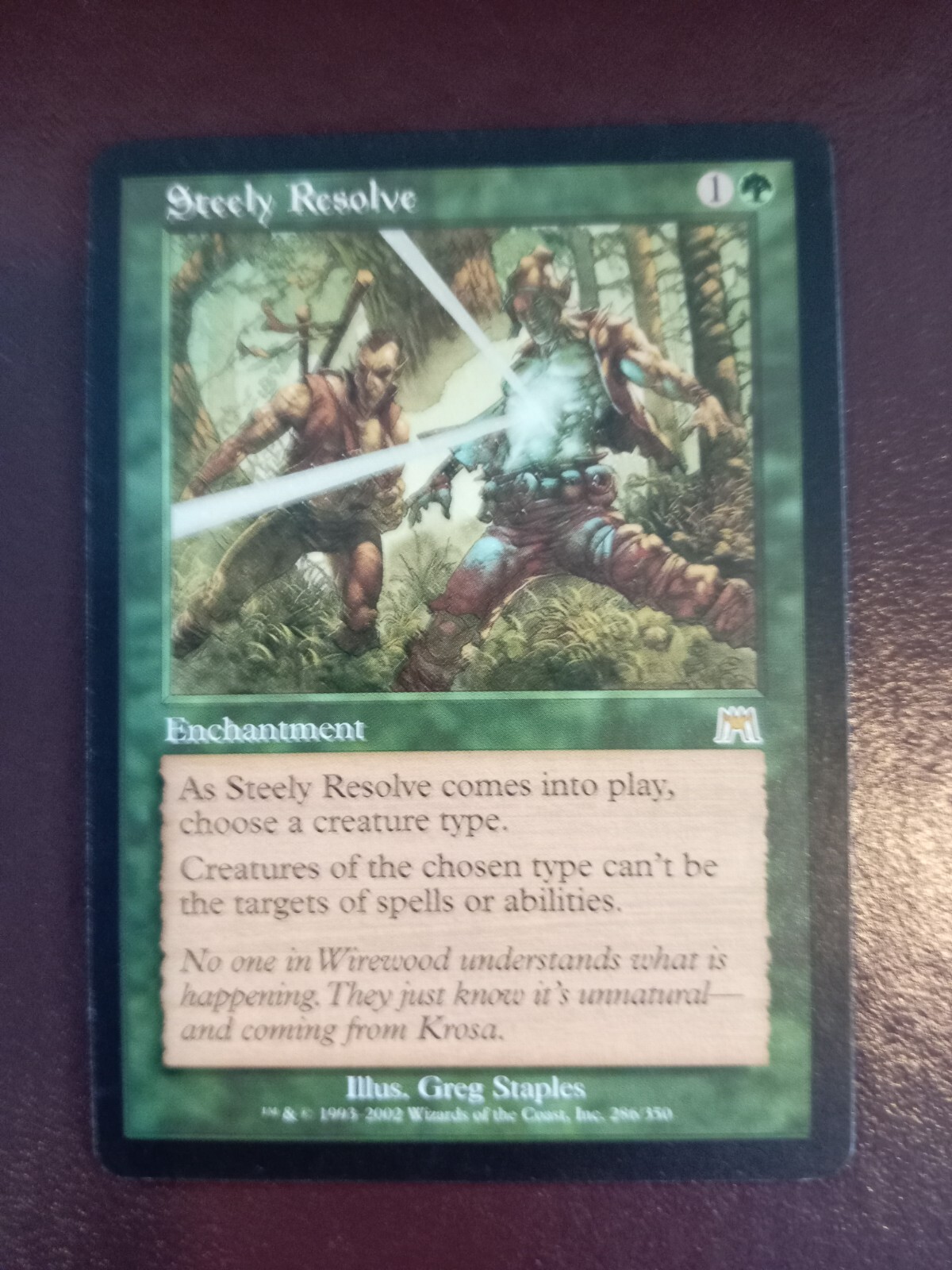 Steely Resolve x 1 (NM) - Onslaught Rare - MTG Magic the Gathering | eBay