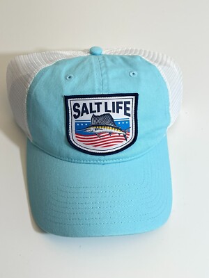 608- NWT SALT LIFE Hat Cap Visor Fishing Sportsman Golf NEW Fish/Dive ...