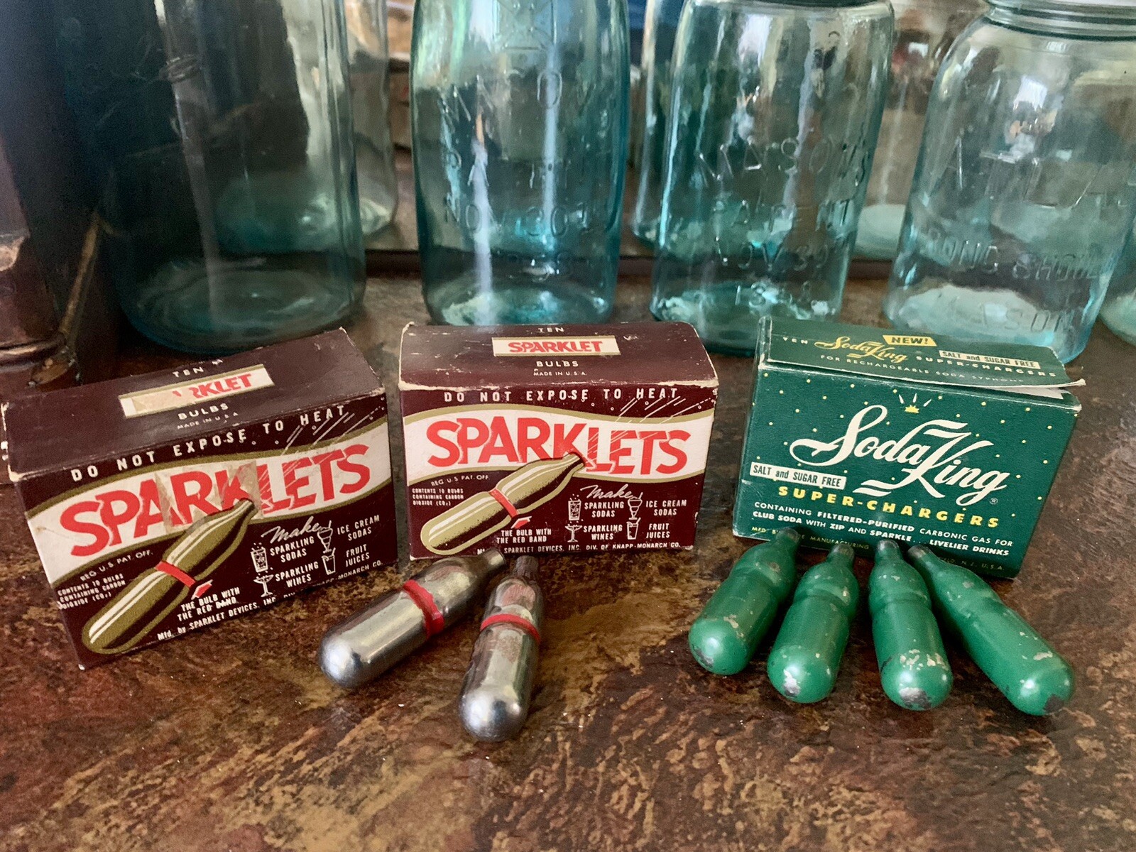 Soda King/Sparklets CO2 Siphon Super Charger Lot of 36 | eBay