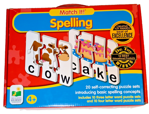 Match It! - Spelling by The Learning Journey 20 Self-Correcting ...