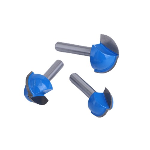 Router Bit Double Fluted Engraving Milling Cutter Round Bottom 6.35mm ...