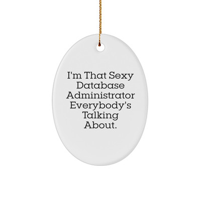 Inspirational Database Administrator Gifts for Christmas - Funny Oval ...