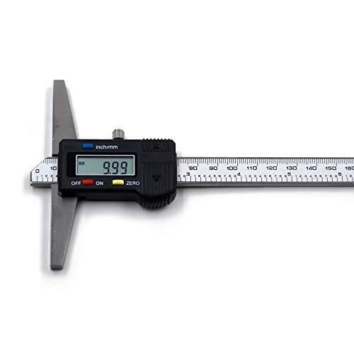 Digital Depth Caliper Electronic Depth Gauge Caliper Depth Rule ...