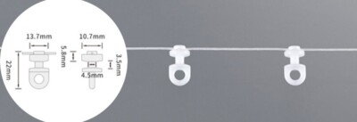 Wave Fold Track Rail Sliders Distance Runners Smooth Glider STRING ...