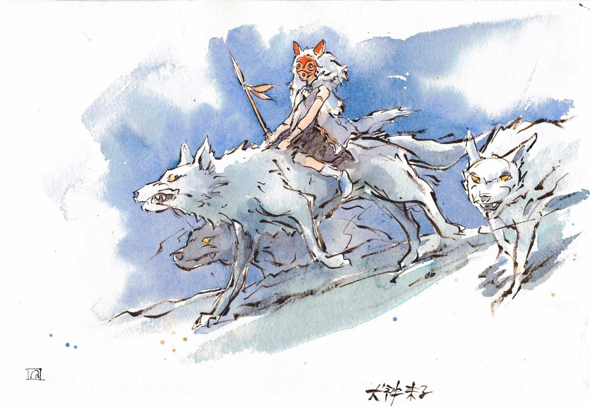 Princess Mononoke San Art