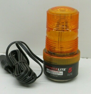 MeteorLite SY361005M-A Forklift Strobe 2.5" 12-80V Amber, Magnet Mount ...